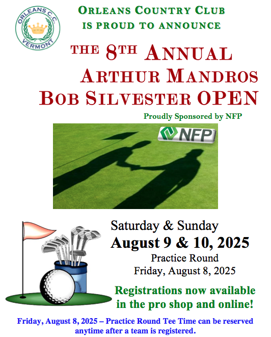 8th Annual Arthur Mandros/Bob Silvester Open - Orleans Country Club